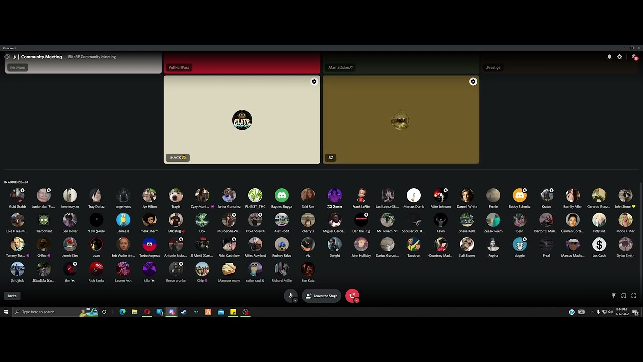 Elite RP Community Meeting 11/12/22 - YouTube