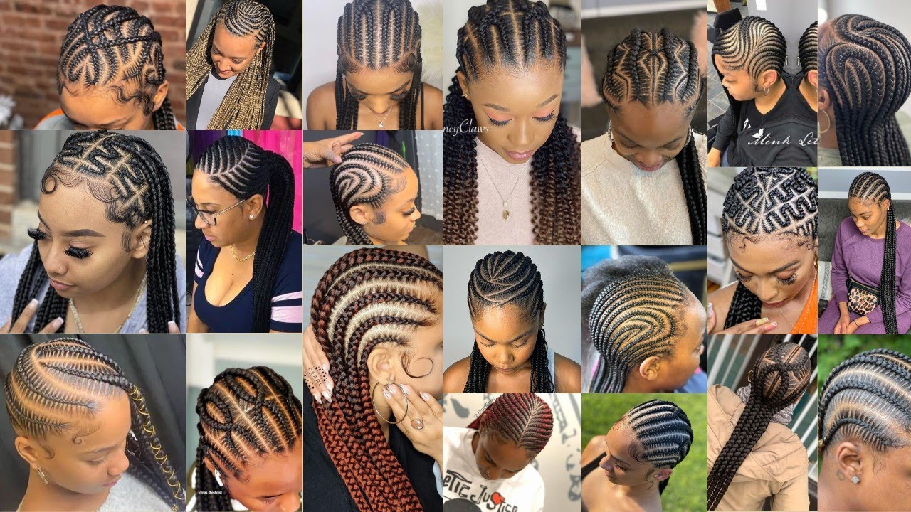Top Best🔥😍Most Creative Cornrow Hairstyles 4 Black Ladies/ Latest All ...