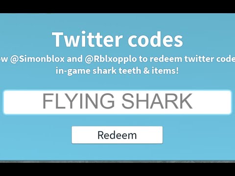ALL *7* NEW SECRET FREE SHARK TEETH CODES In Roblox SharkBite Codes ...