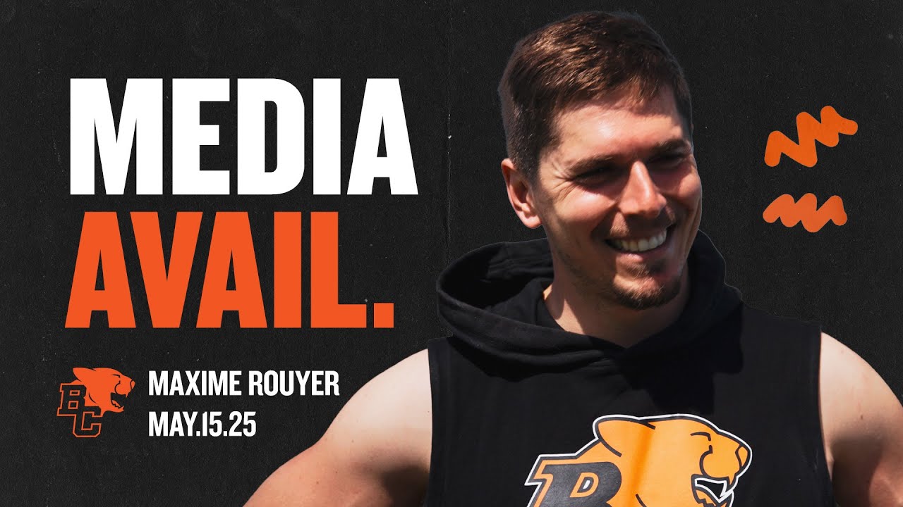 Linebacker Maxime Rouyer | Media Avail | May.15.25 - YouTube