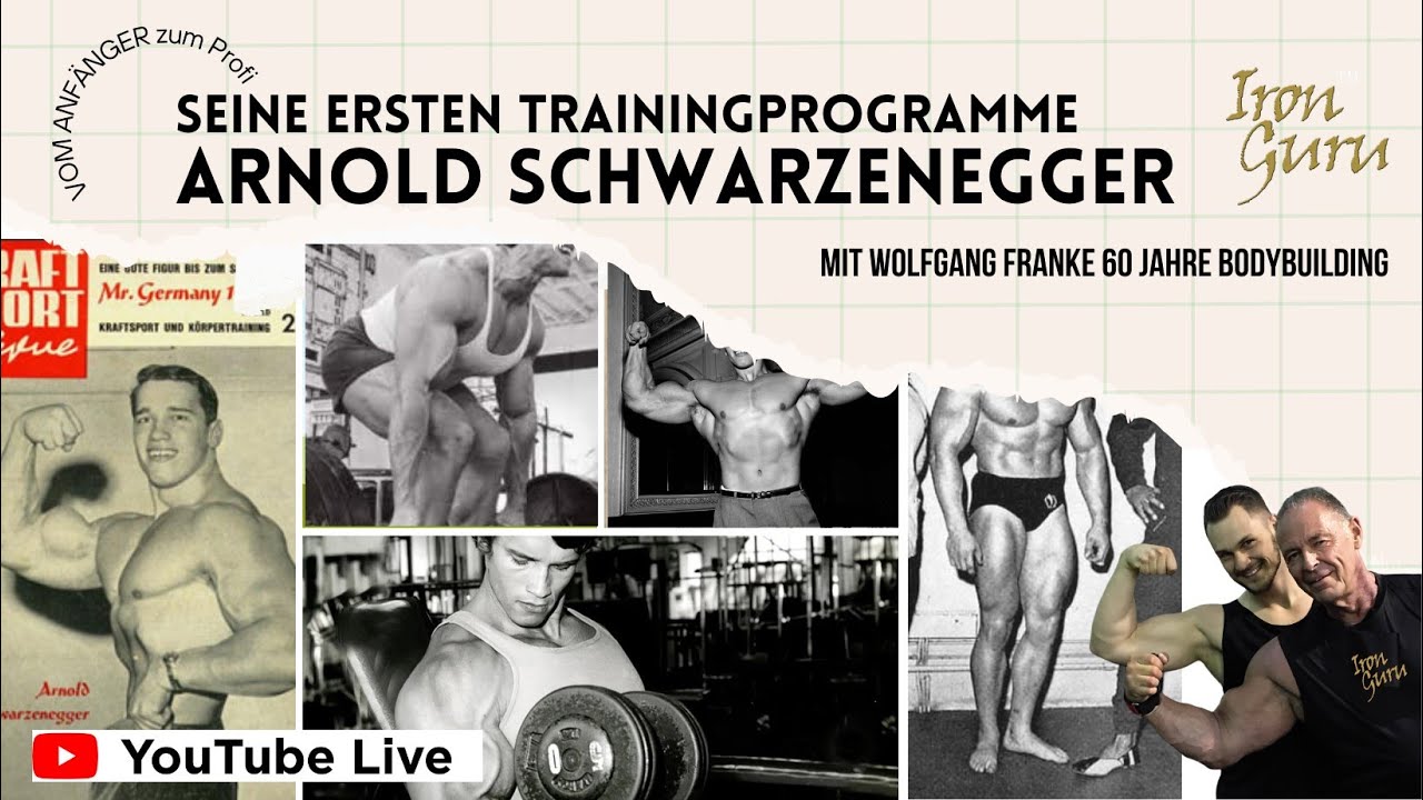 Arnold Schwarzenegger - seine ersten Trainingsprogramme mit Wolfgang ...