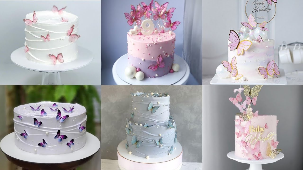 Butterfly Cake Ideas || Amazing Butterfly Cake Desings || Cake Desings ...