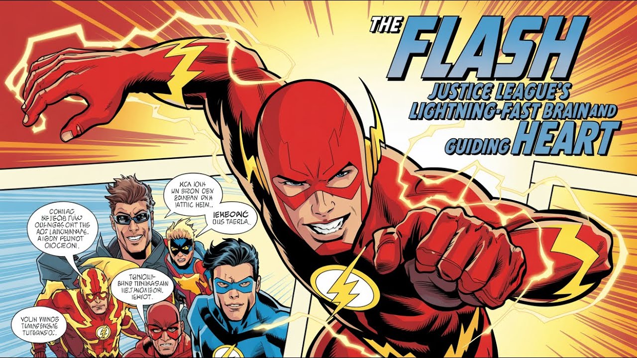 The Flash: Justice League's Lightning-Fast Brain and Guiding Heart ...