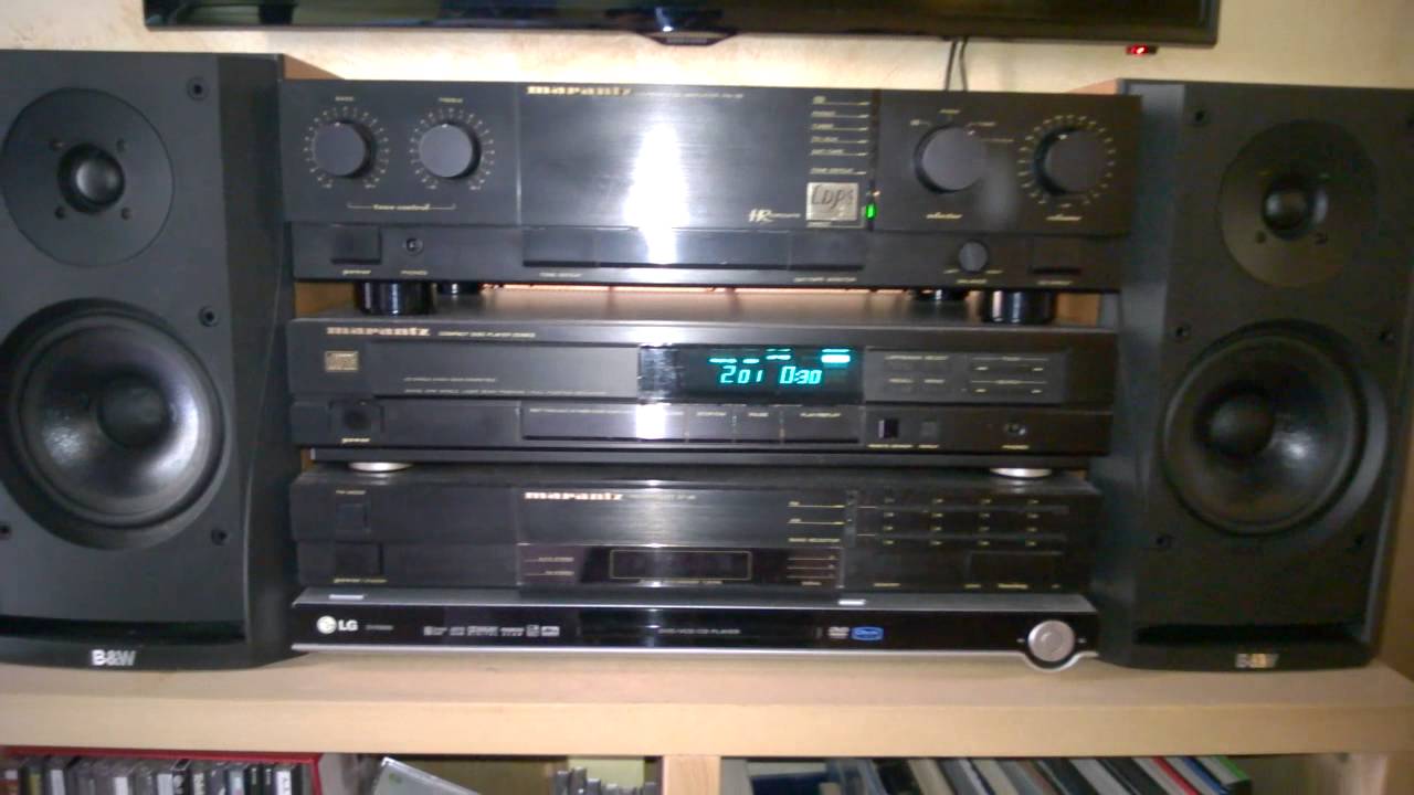 Marantz PM-25 & Marantz CD-65 mkII & B&W-302 - YouTube