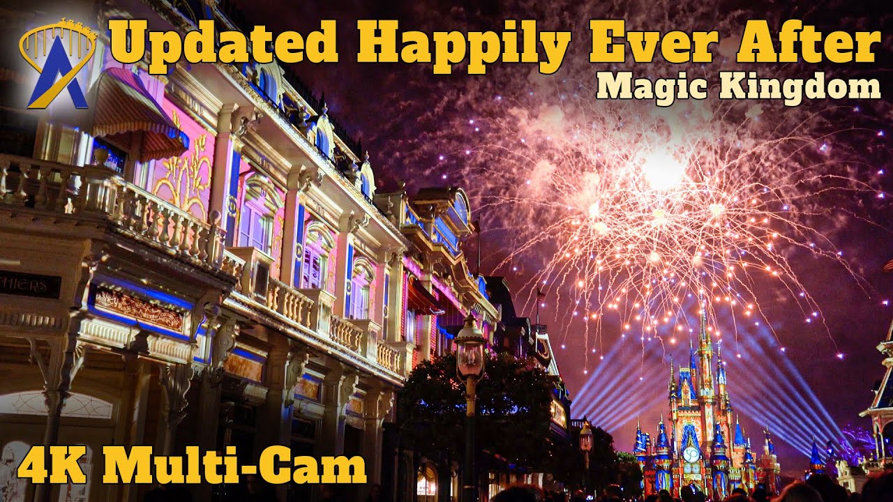 2023 Happily Ever After Fireworks with Main Street Projections (Multi-Cam) at Magic Kingdom ...