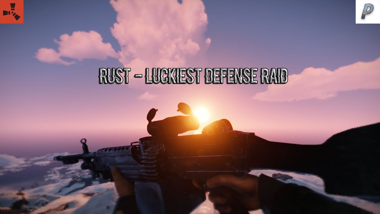 Rust - Luckiest Defense Raid Ever - YouTube