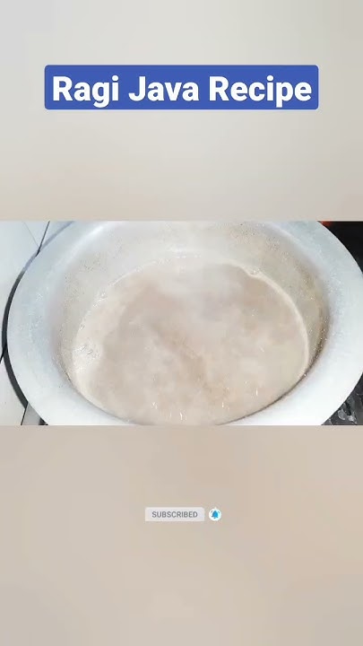 Ragi Java Recipe || రాగి జావ / అంబలి||Tasty&Healthy Ragi Java || Summer Drink || - YouTube