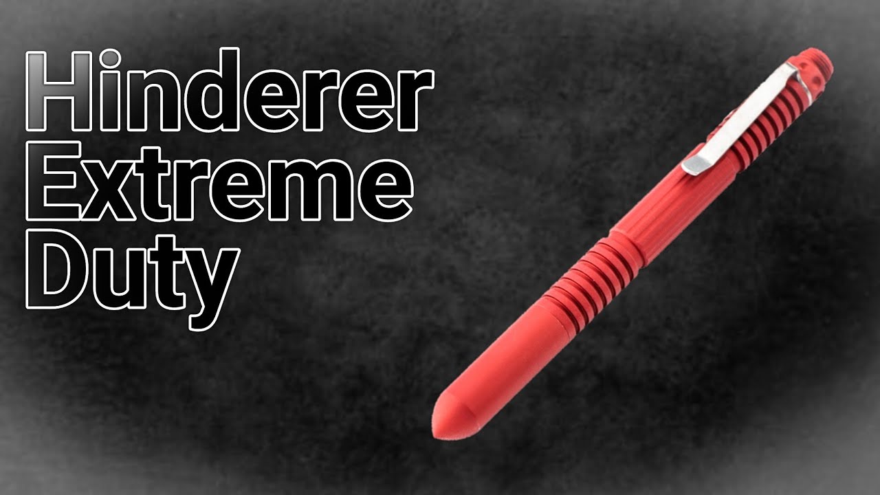 Hinderer Extreme Duty Pen: A True Tactical Pen? - YouTube