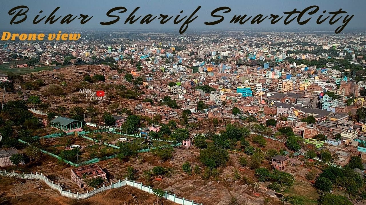 Bihar Sharif SmartCity हिरण्य पर्वत Drone View PlayDate Music | ABK ...