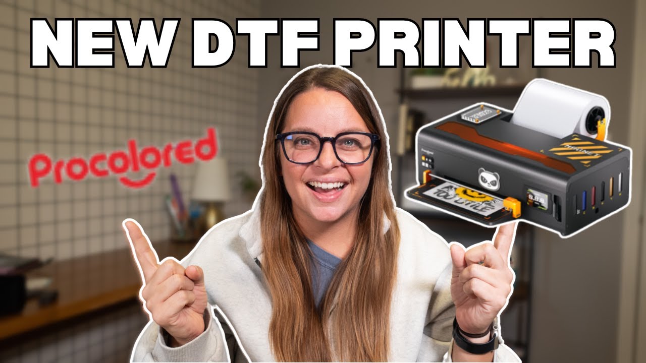 NEW Direct to Film Printer - Procolored K8 DTF Printer Unboxing & Set ...