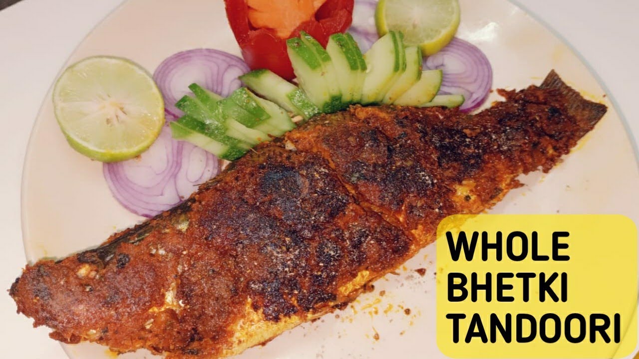 Whole Bhetki Tandoori| Tandoori Bhetki Fish|ভেটকি তন্দুরি রেসিপি - YouTube