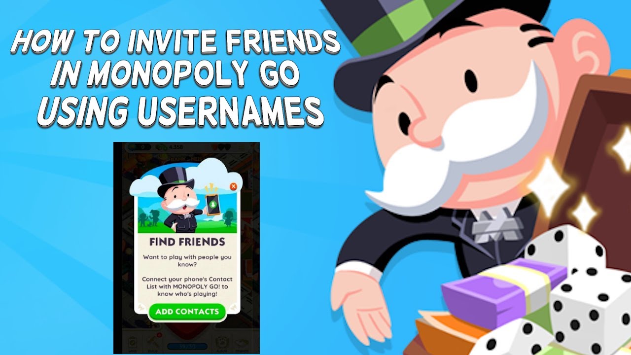 How To Invite Friends In Monopoly Go Using Usernames | Tutorial (2024 ...