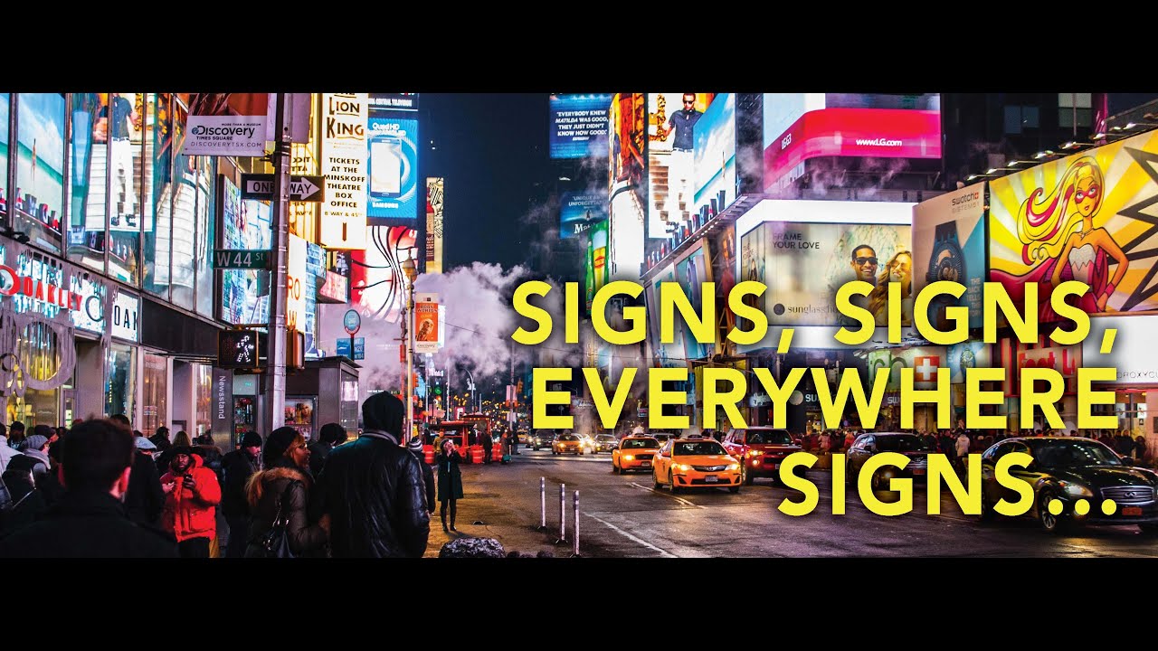 When the signs come, and then go... - YouTube