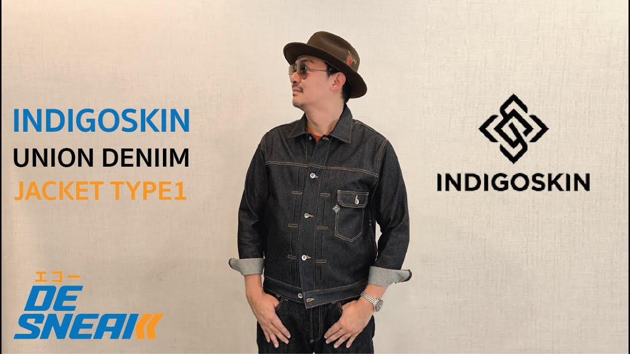 Indigoskin UnionDenim Jacket Denim Type1 - YouTube