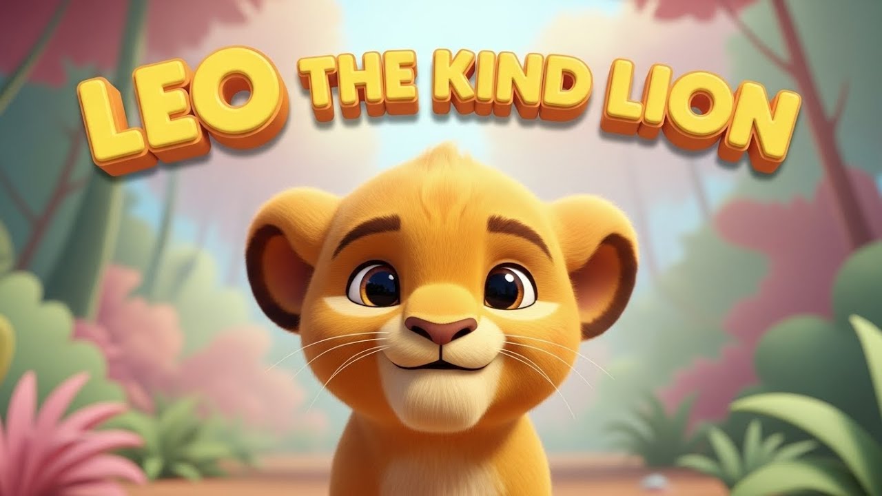 Leo the Kind Lion 🦁💛 | Moral Kids Story for Toddlers & Preschoolers 🌈📚 ...