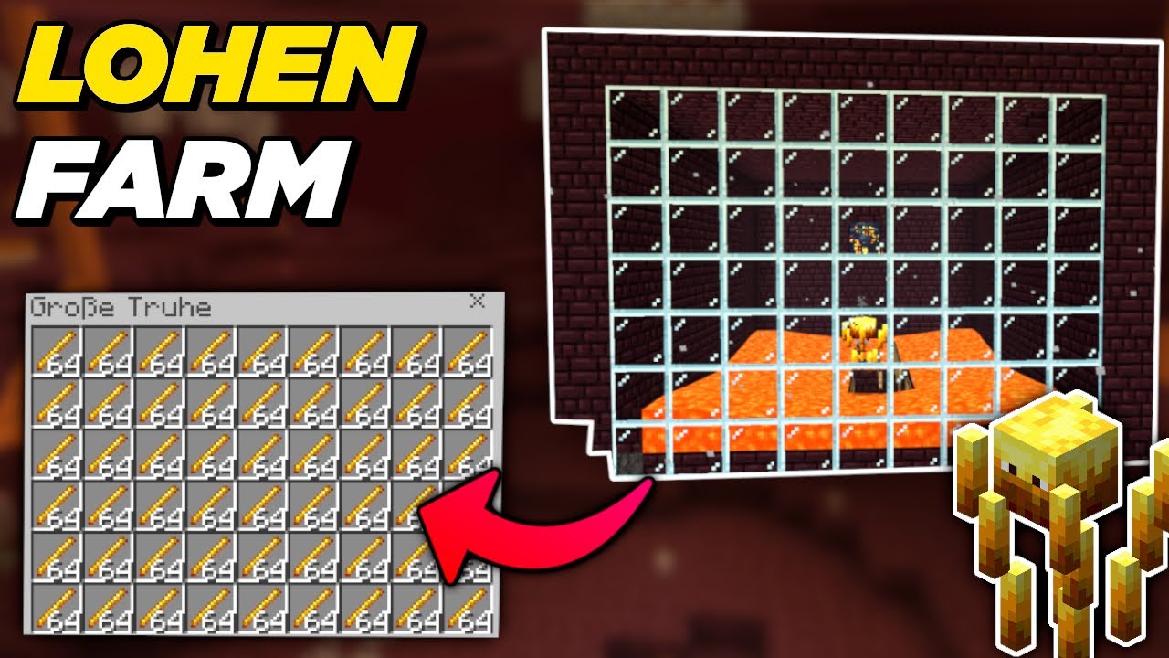 Einfache Lohen Farm die du Jetzt nachbauen Musst! MINECRAFT BEDROCK 1. ...