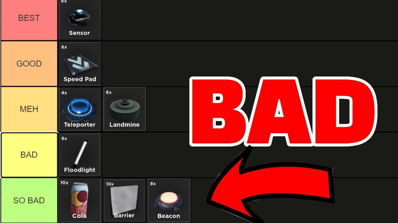 Evade BEST Usable Tier List! (ROBLOX EVADE) - YouTube