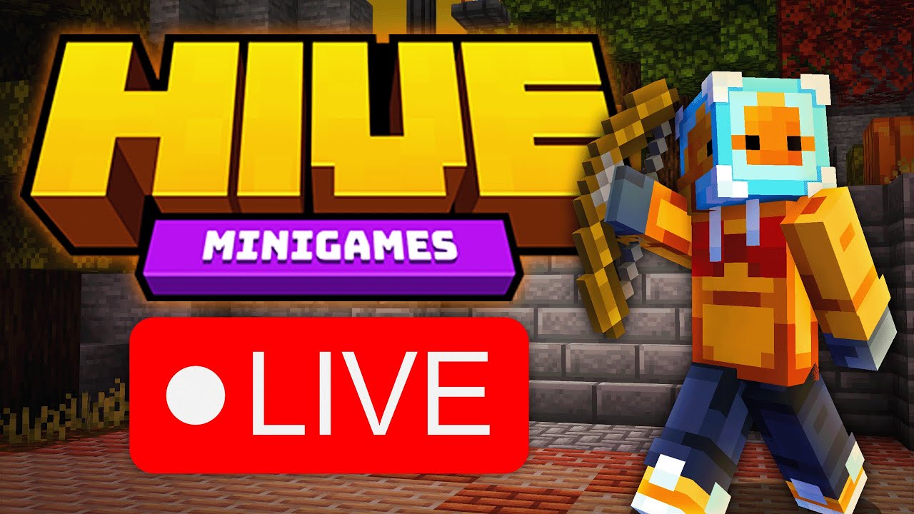 Hive Minecraft Live: Chill Hang Out (And lots of sniping lol) - YouTube
