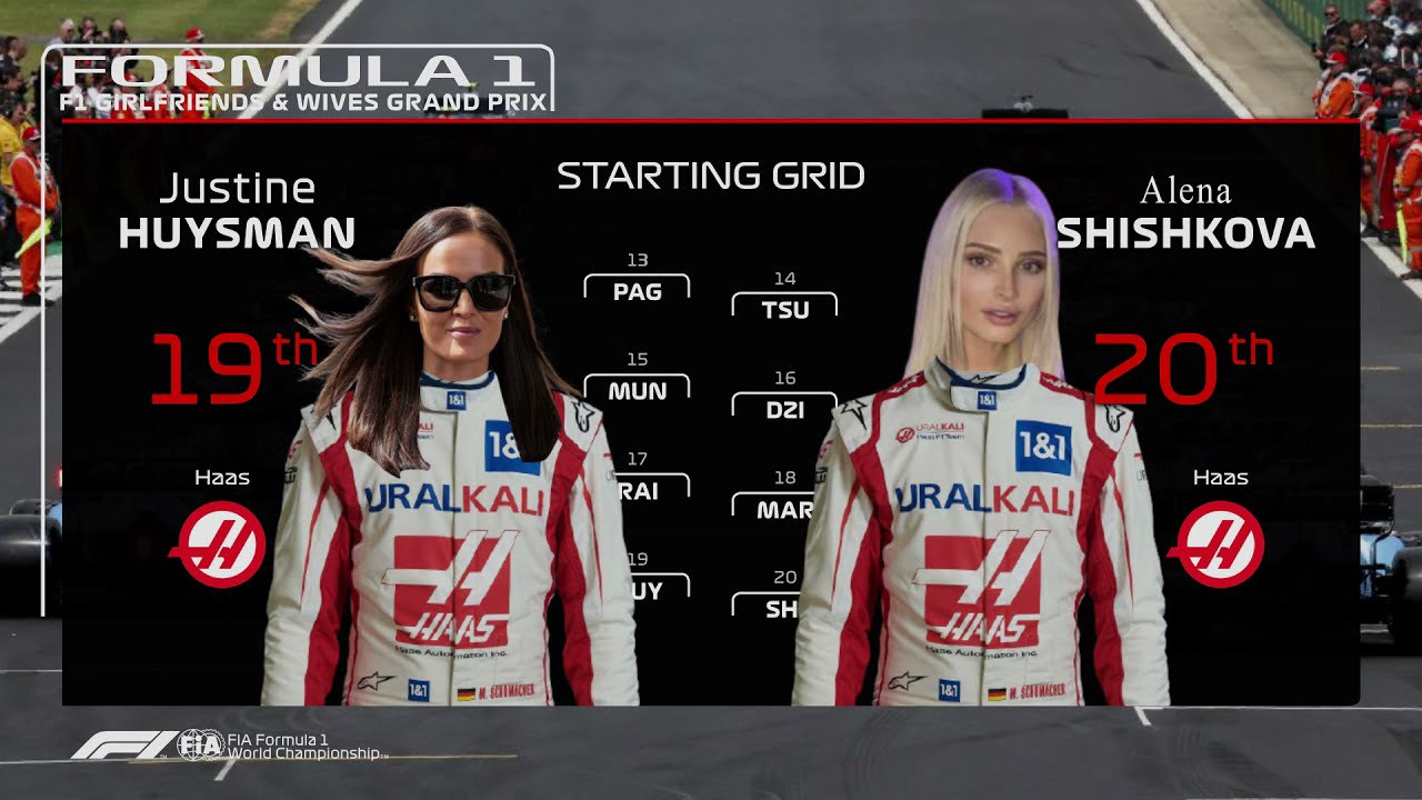 F1 Drivers' Girlfriends & Wives STARTING GRID 2021 - YouTube