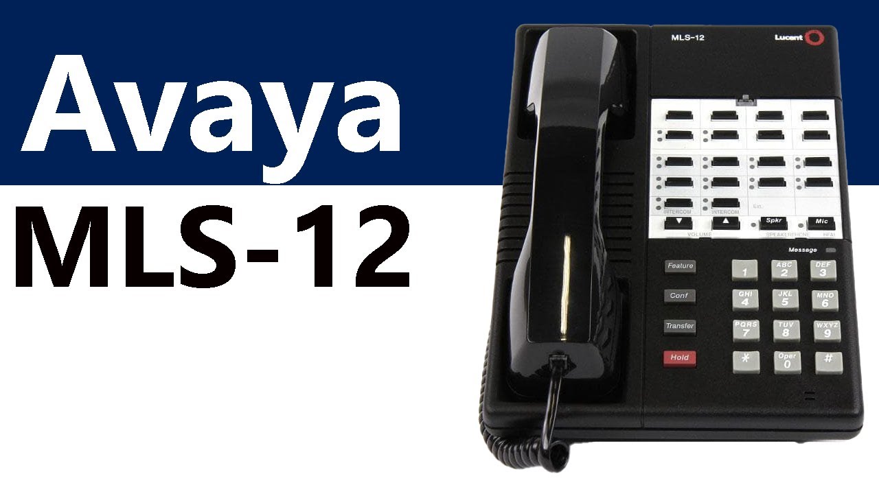 Avaya Partner MLS 12 Digital Phone - Product Overview - YouTube