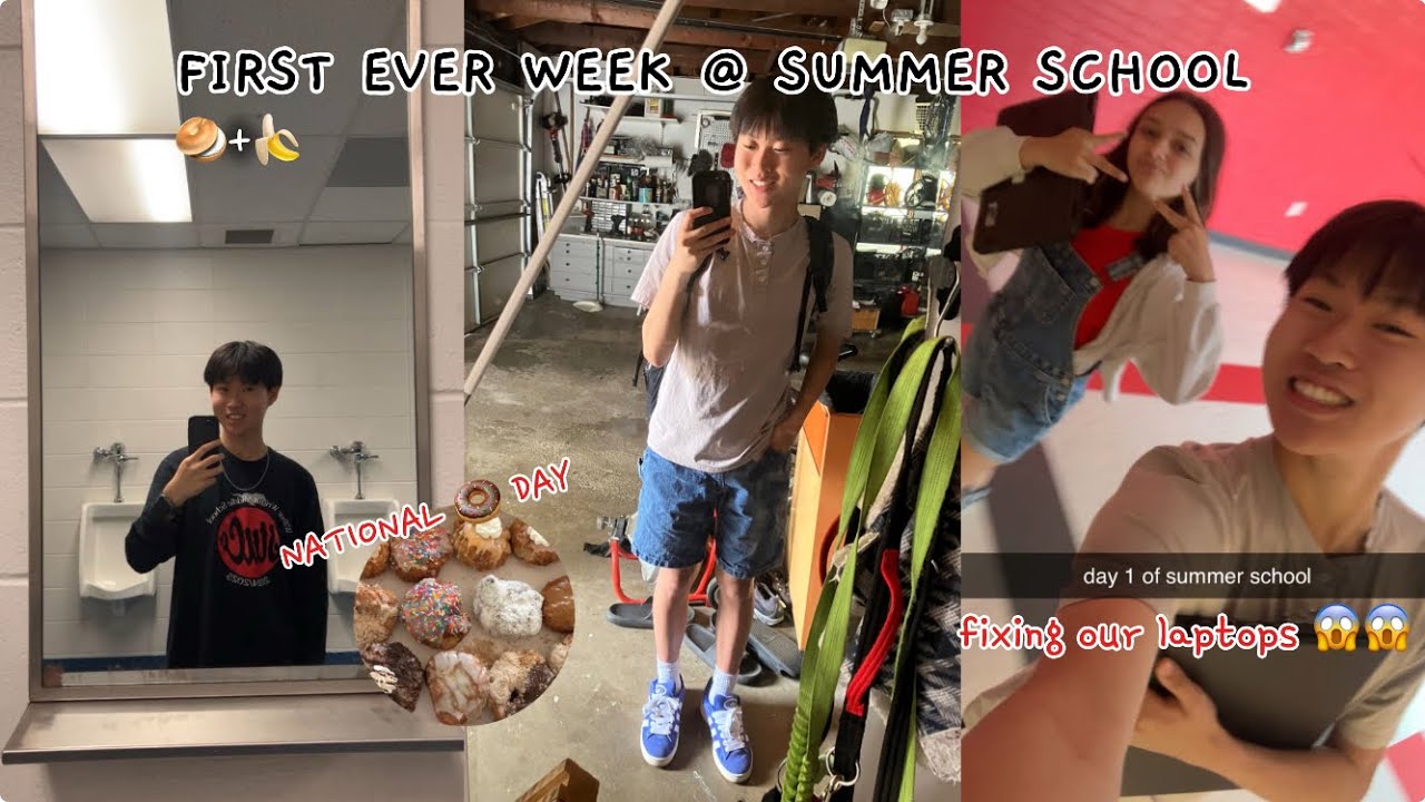 MY FIRST EVER WEEK @ SUMMER SCHOOL VLOG - YouTube