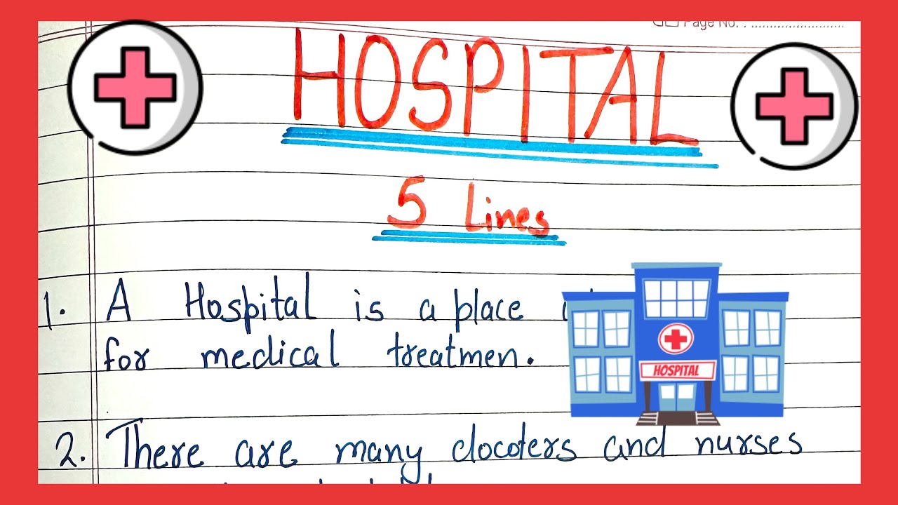 5 lines on hospital in English || few lines about hospital in English ...