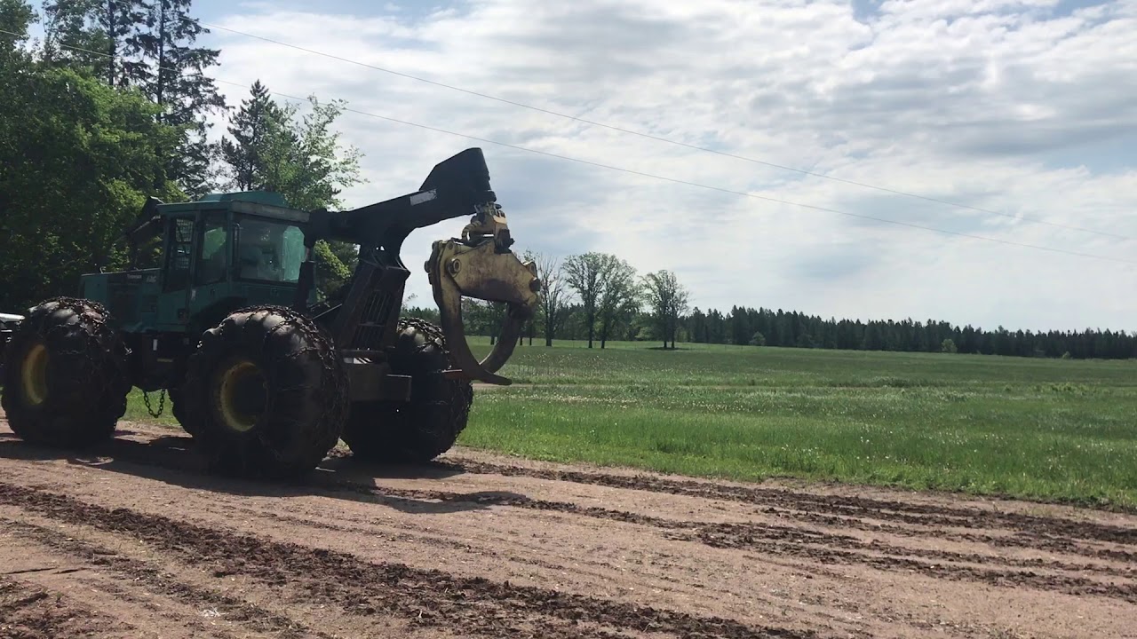 2000 Timberjack 460C Skidder - YouTube