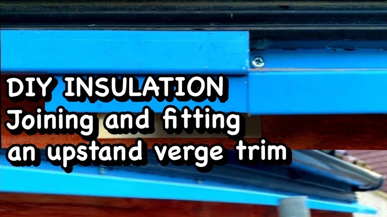 12. How to join and fit an upstand verge trim - quite a simple DIY job ...