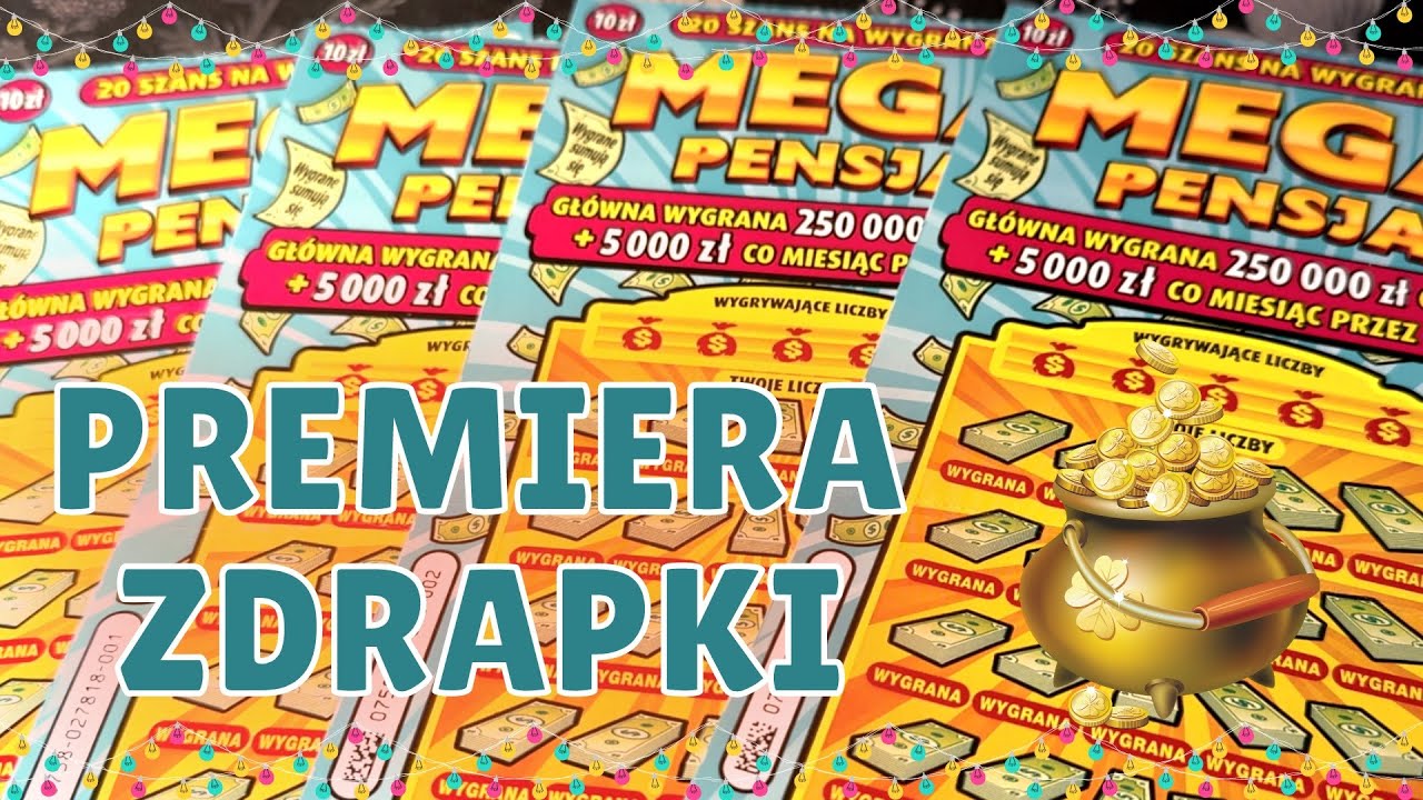 Premiera zdrapki "MEGA PENSJA" #zdrapkilotto #zdrapka #win #wygrana ...