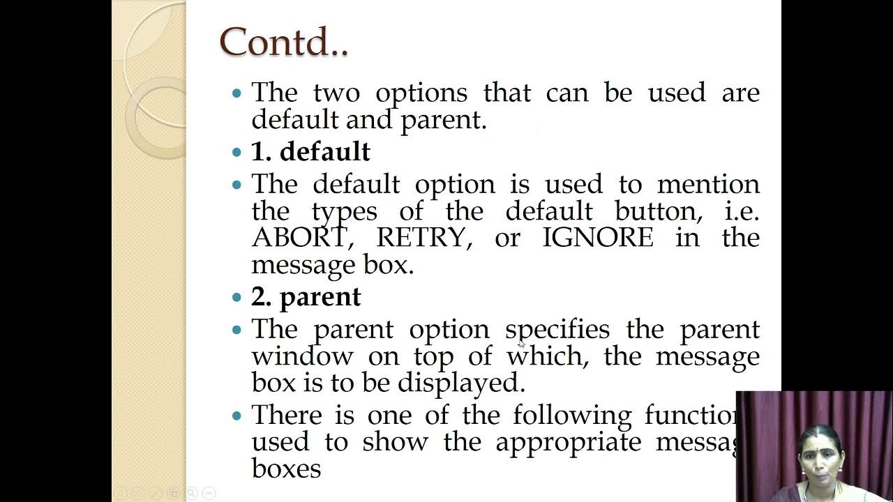 Message Box | TKinter - Widgets | Python Programming | V.H.N.S.N.College (Autonomous) - YouTube