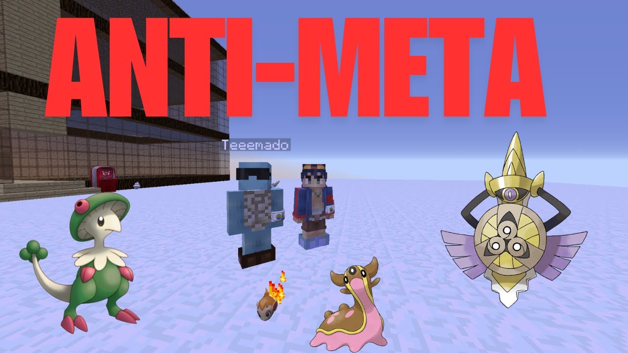 CRIEI O MELHOR TIME ANTI-META NO PIXELMON BRASIL - YouTube