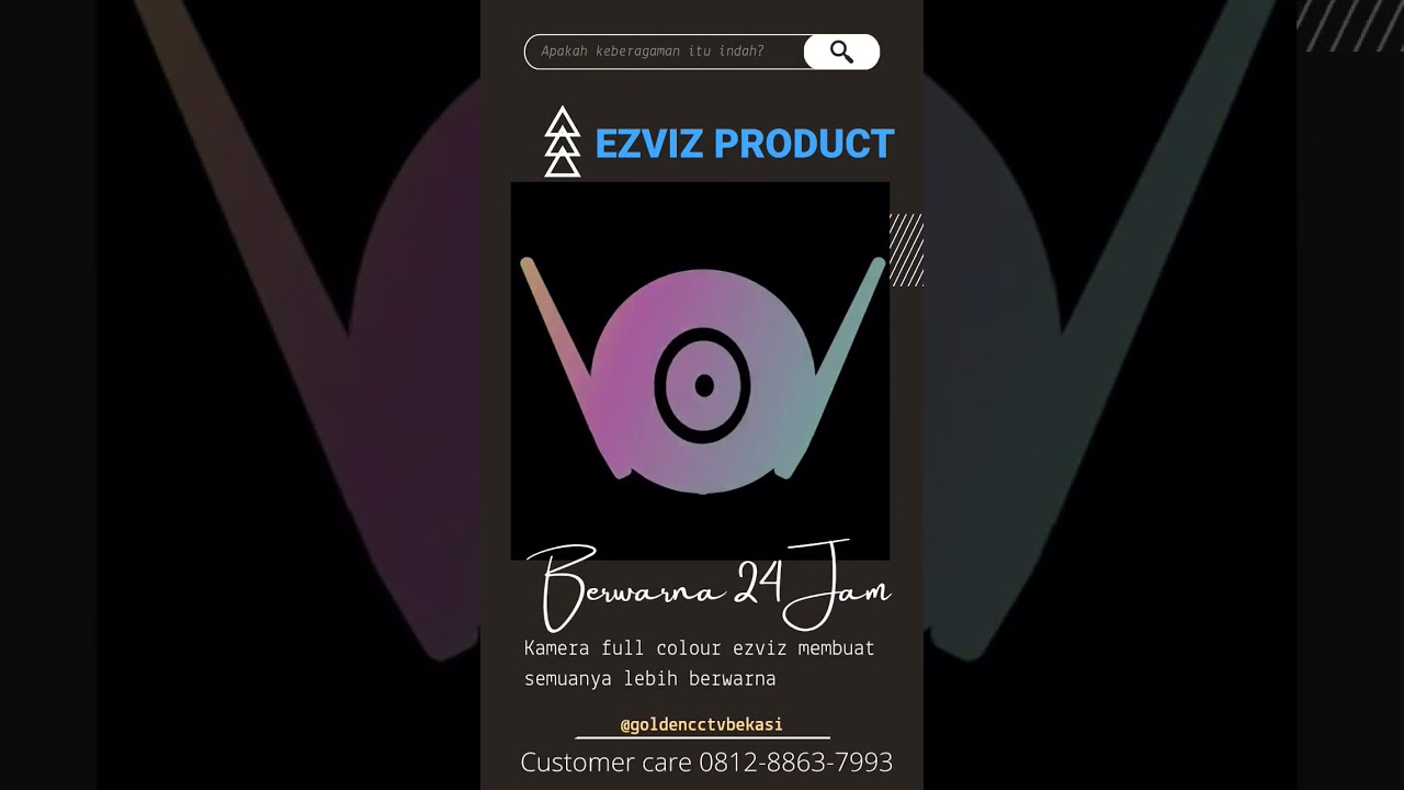 EZVIZ C3W C3N C3T berwarna 24 jam full colour camera wireless - YouTube