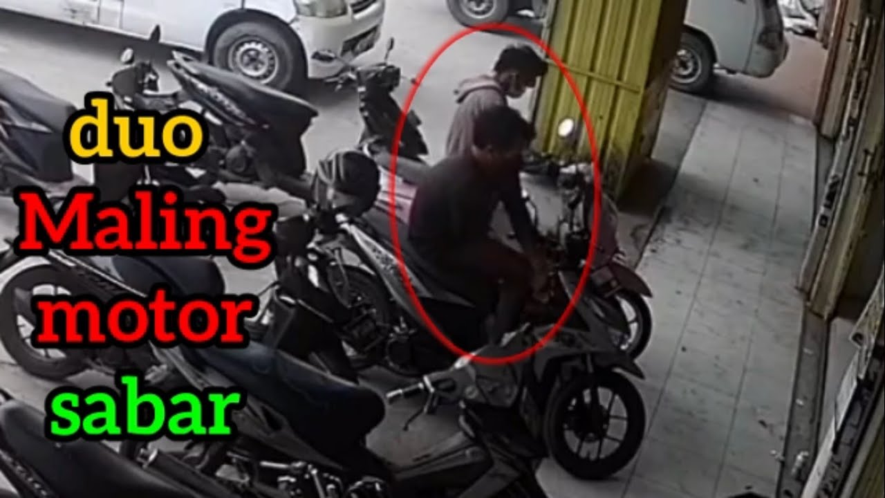 Curanmor Terbaru 2022 | Maling gasak motor beat di minimarket - YouTube