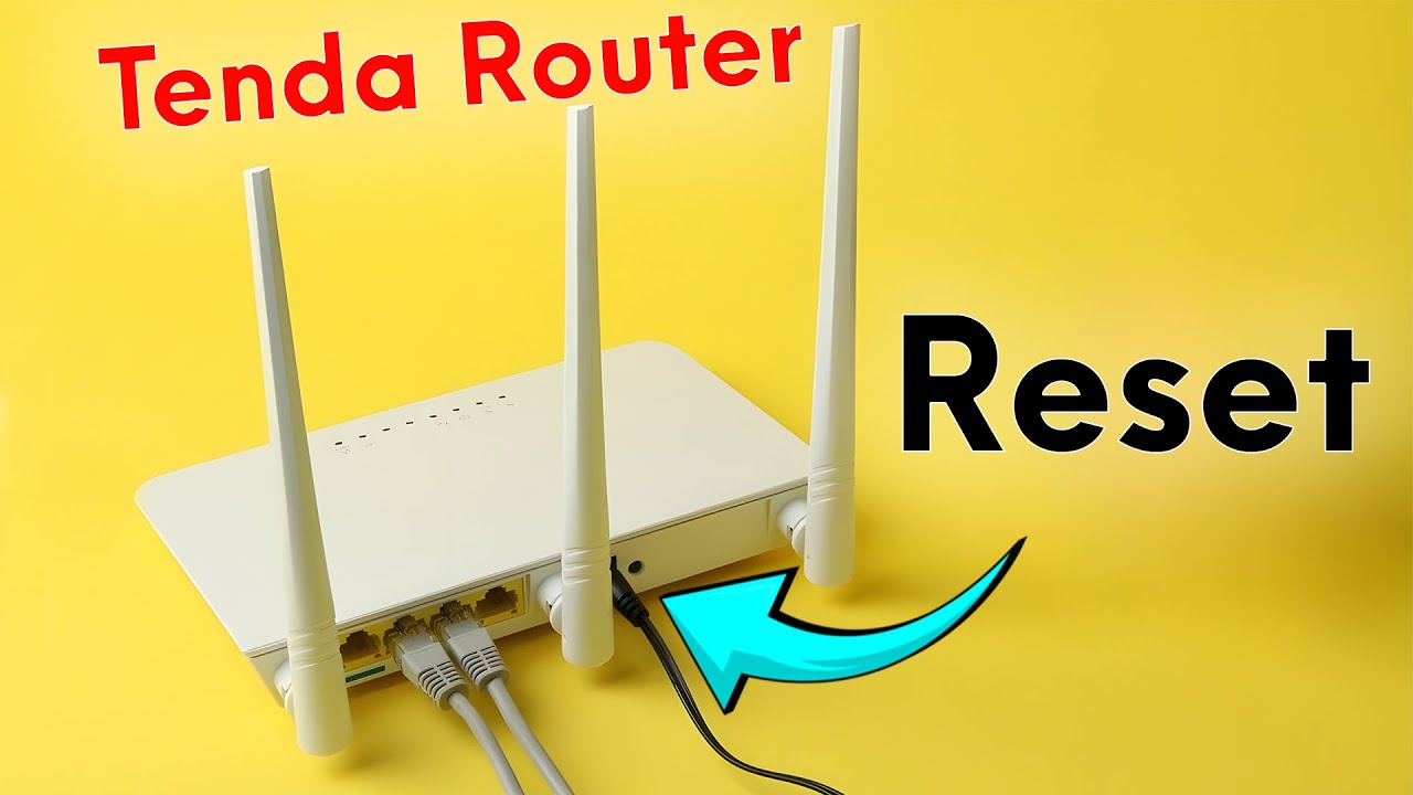 How to Reset Tenda Router | Forget Password ? - YouTube