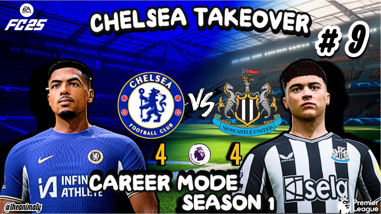 🔥 EPIC COMEBACK! Chelsea Fight Back to Draw 4-4 vs Newcastle! | FC25 ...