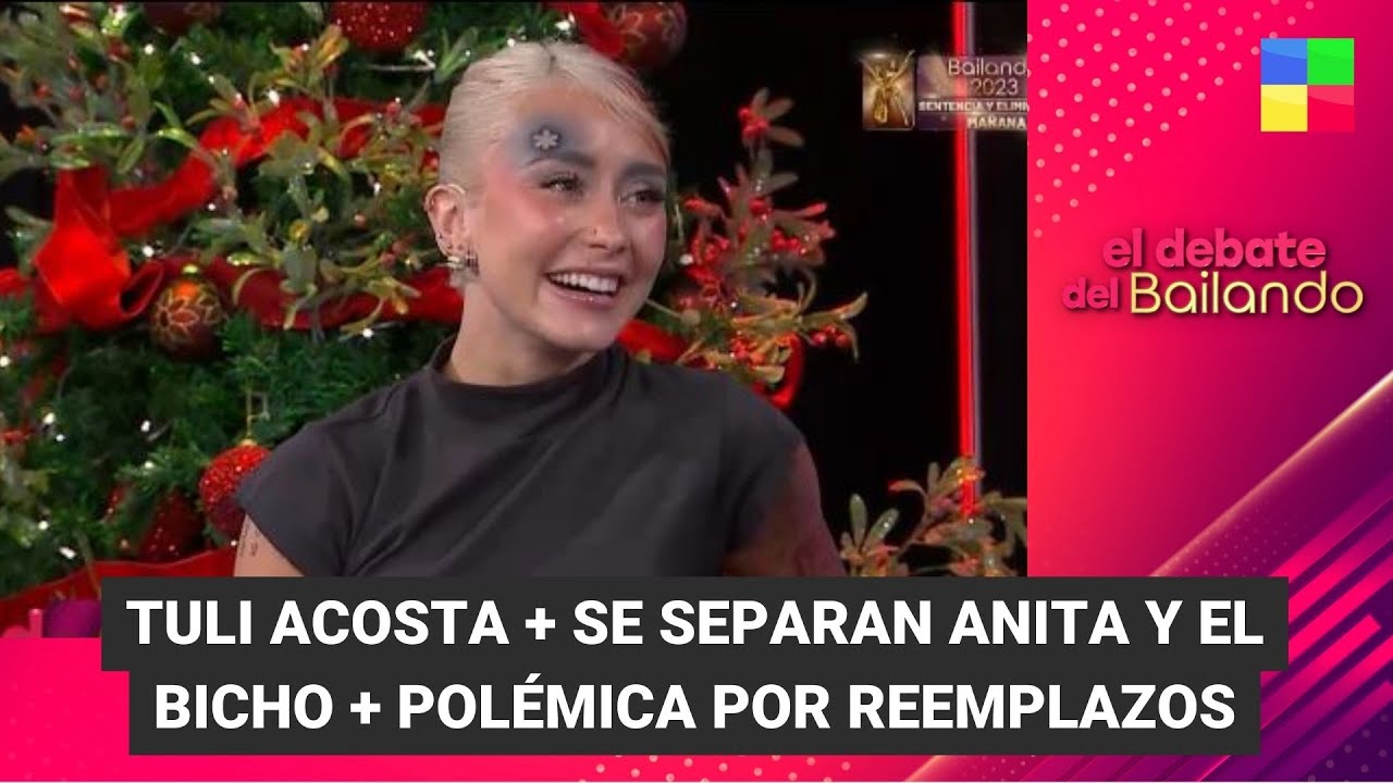 Tuli Acosta + Se separan Anita y El Bicho #ElDebateDelBailando ...