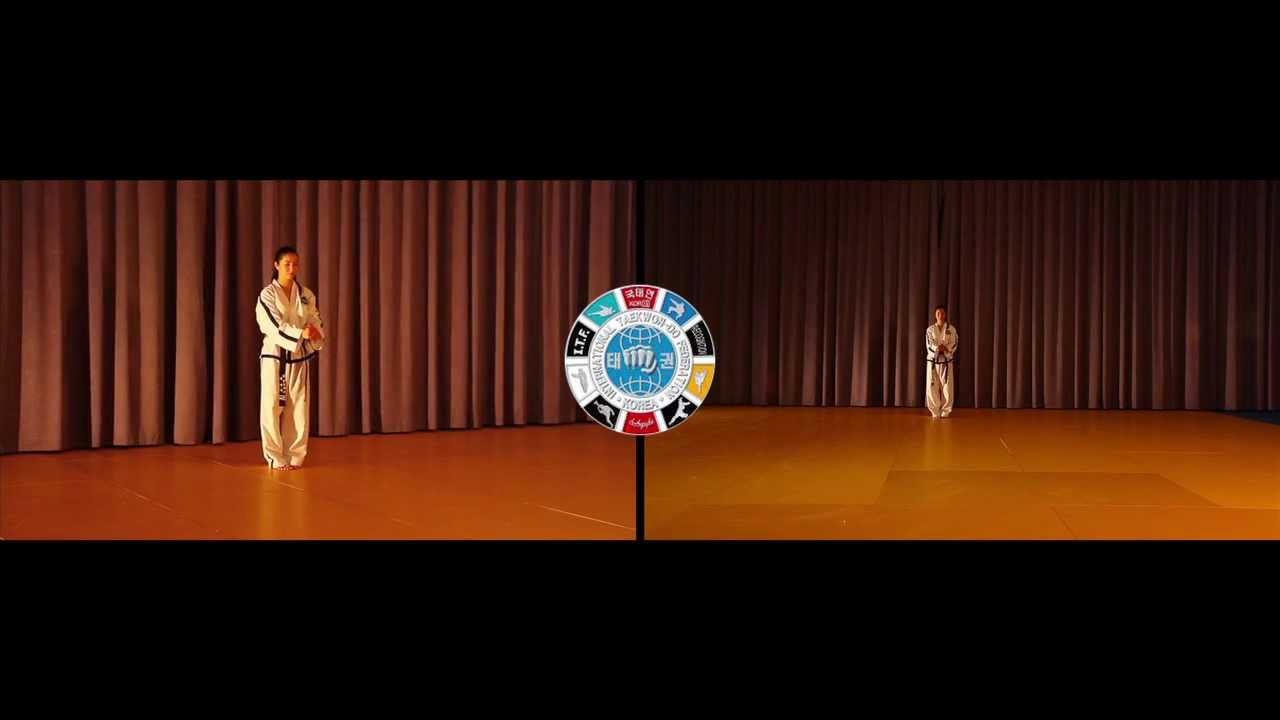 KWANG - GAE, Alexandra Kan (Russia), IV Dan Taekwon-Do (ITF), 10 Tul ...