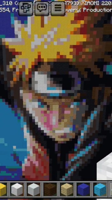 minecraft pixel art uzumaki naruto🥶🥶#shorts #minecraft p-1 - YouTube