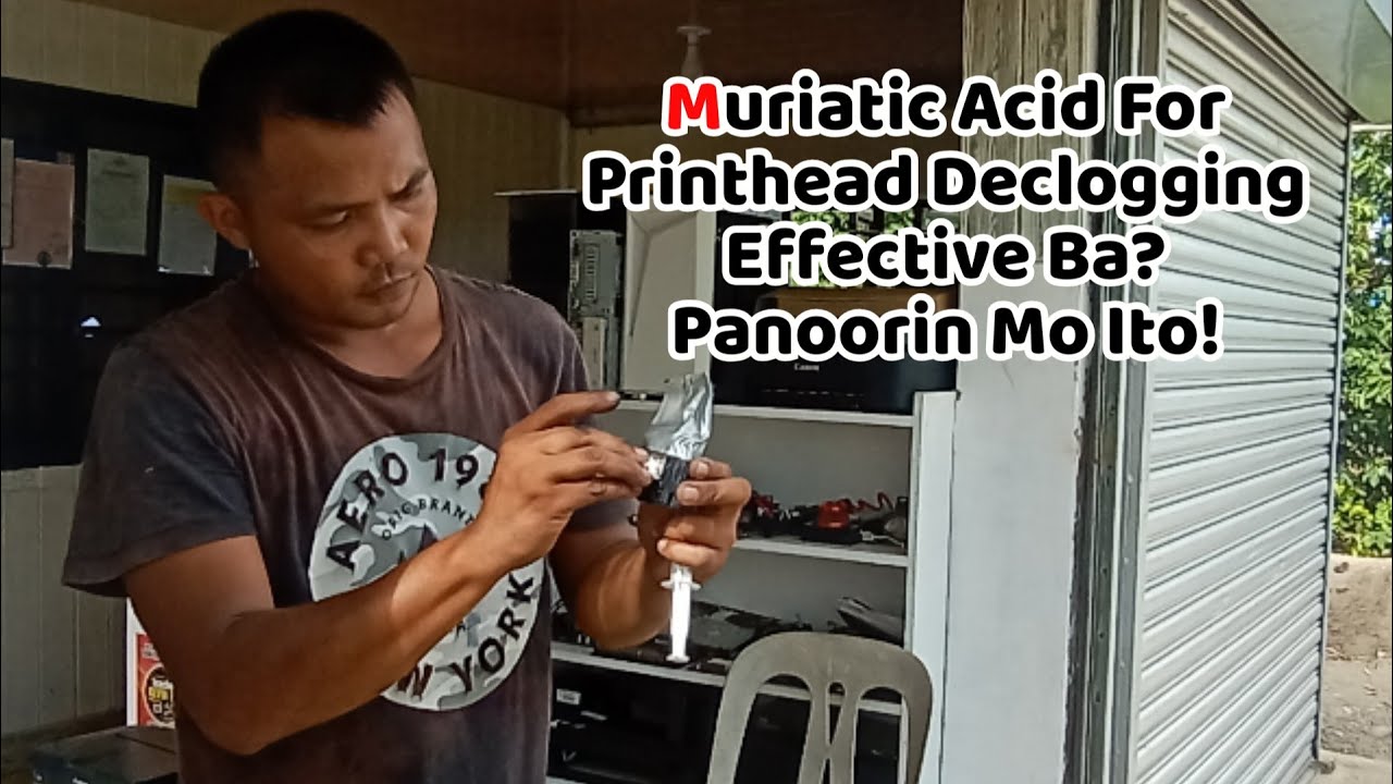 Muriatic Acid For Printhead Declogging |Effective Ba? | Honest Review ...
