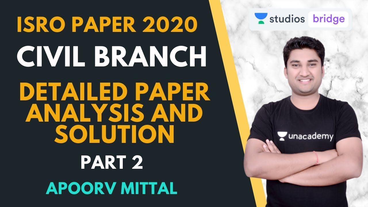 ISRO Paper Solution Part 2 | ISRO 2020 | Detailed Paper Analysis 2020 ...