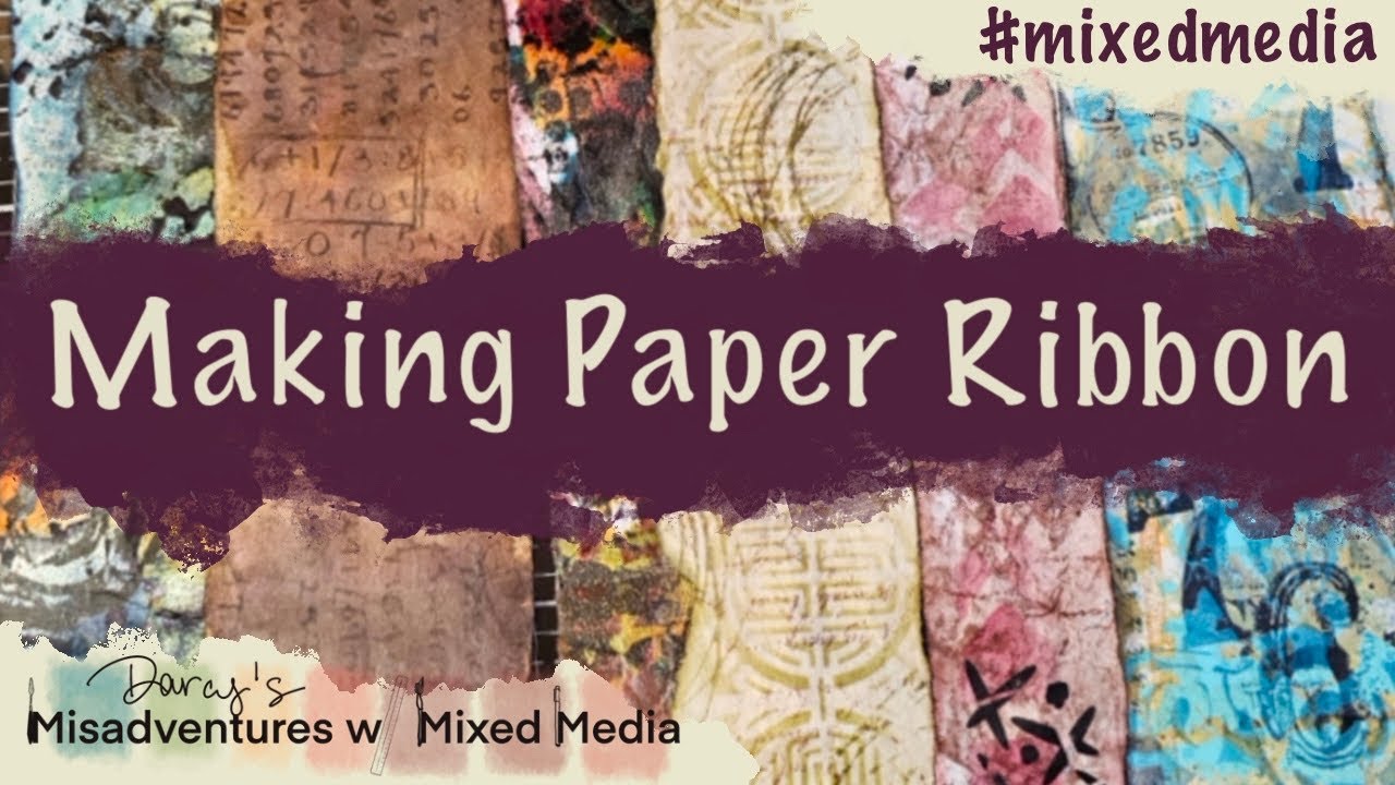 Making Paper Ribbon - YouTube