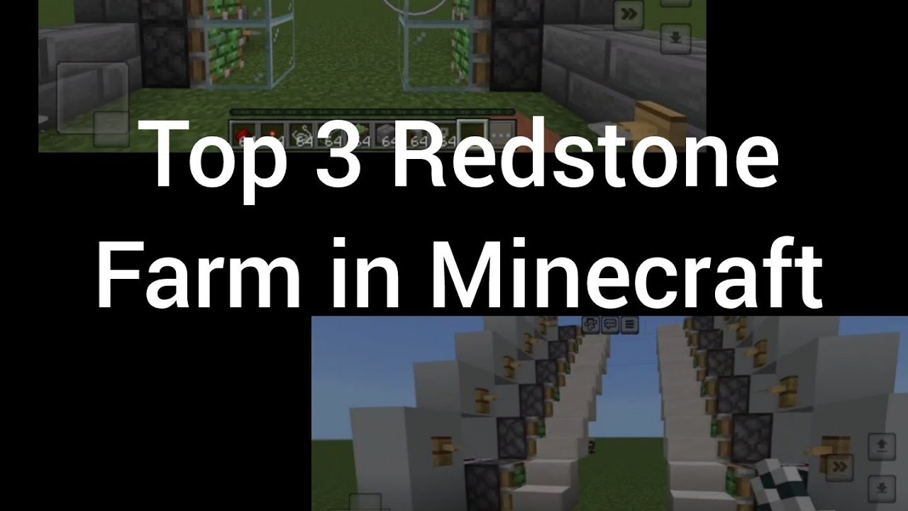 Top 3 Redstone Farm for Minecraft #gaming #minecraft #videogame - YouTube