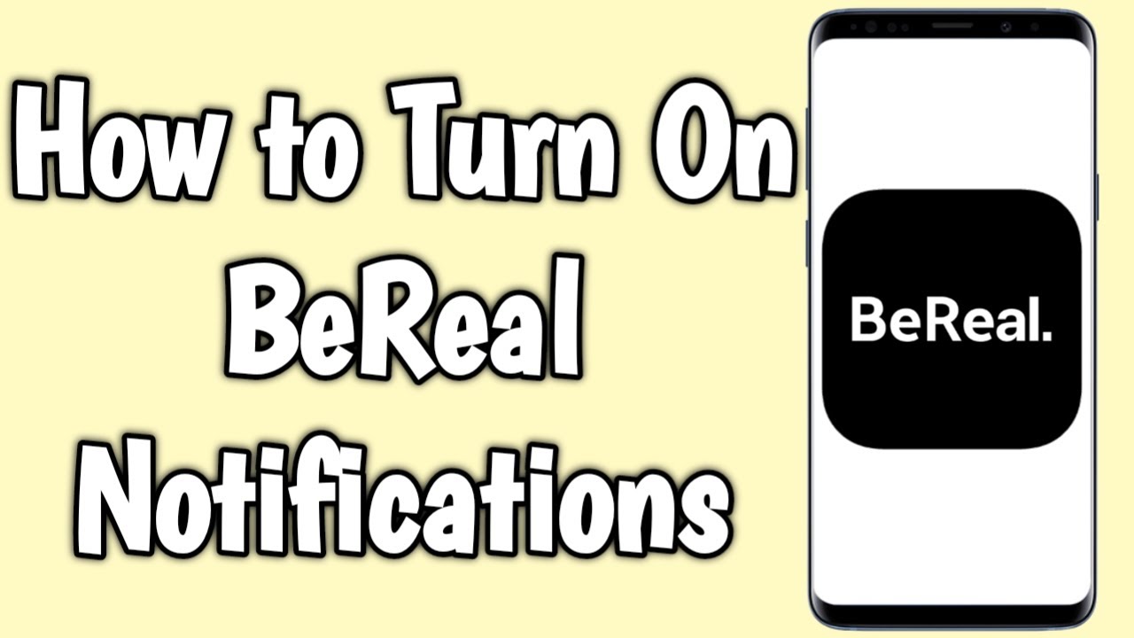 How to Turn On BeReal Notifications - YouTube