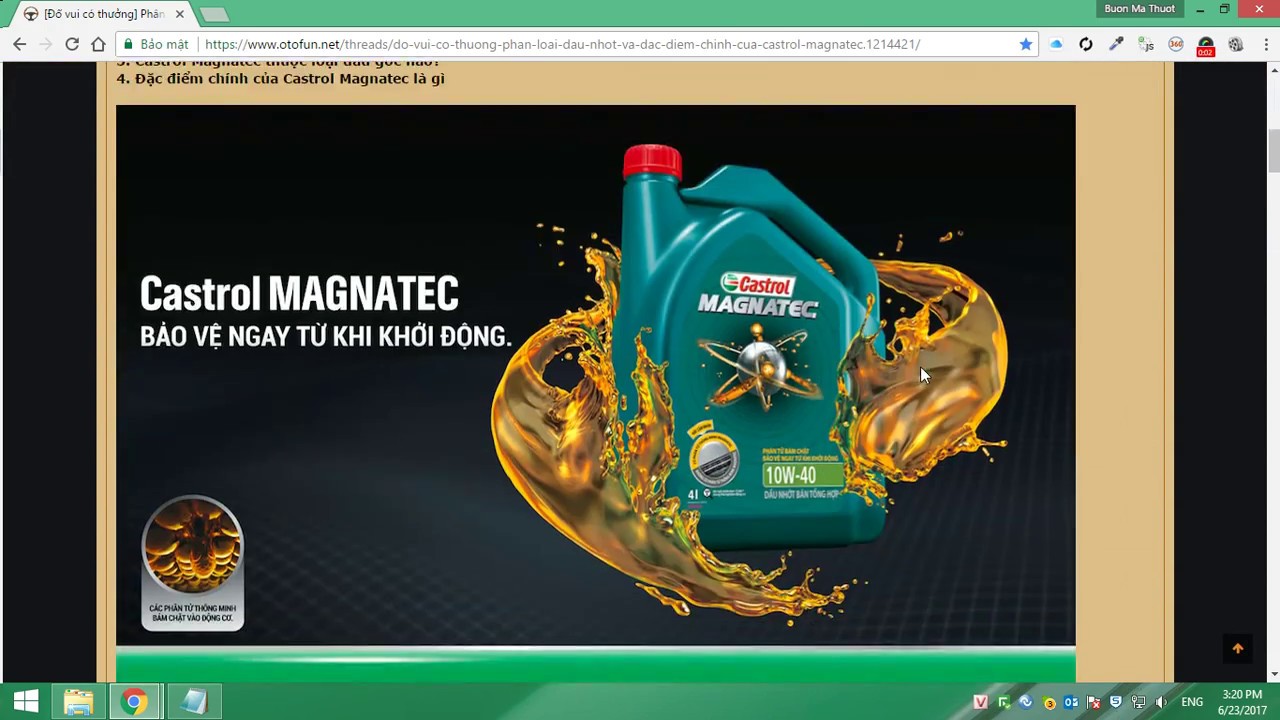 [Castrol Magnatec] Mini game 6 forum Otofun - YouTube