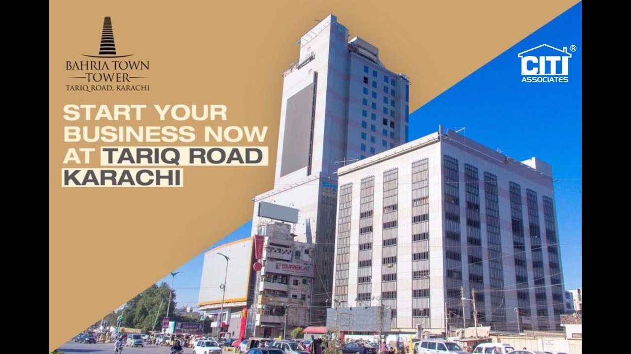 Few Glimpses of Bahria Town Tower Karachi - YouTube