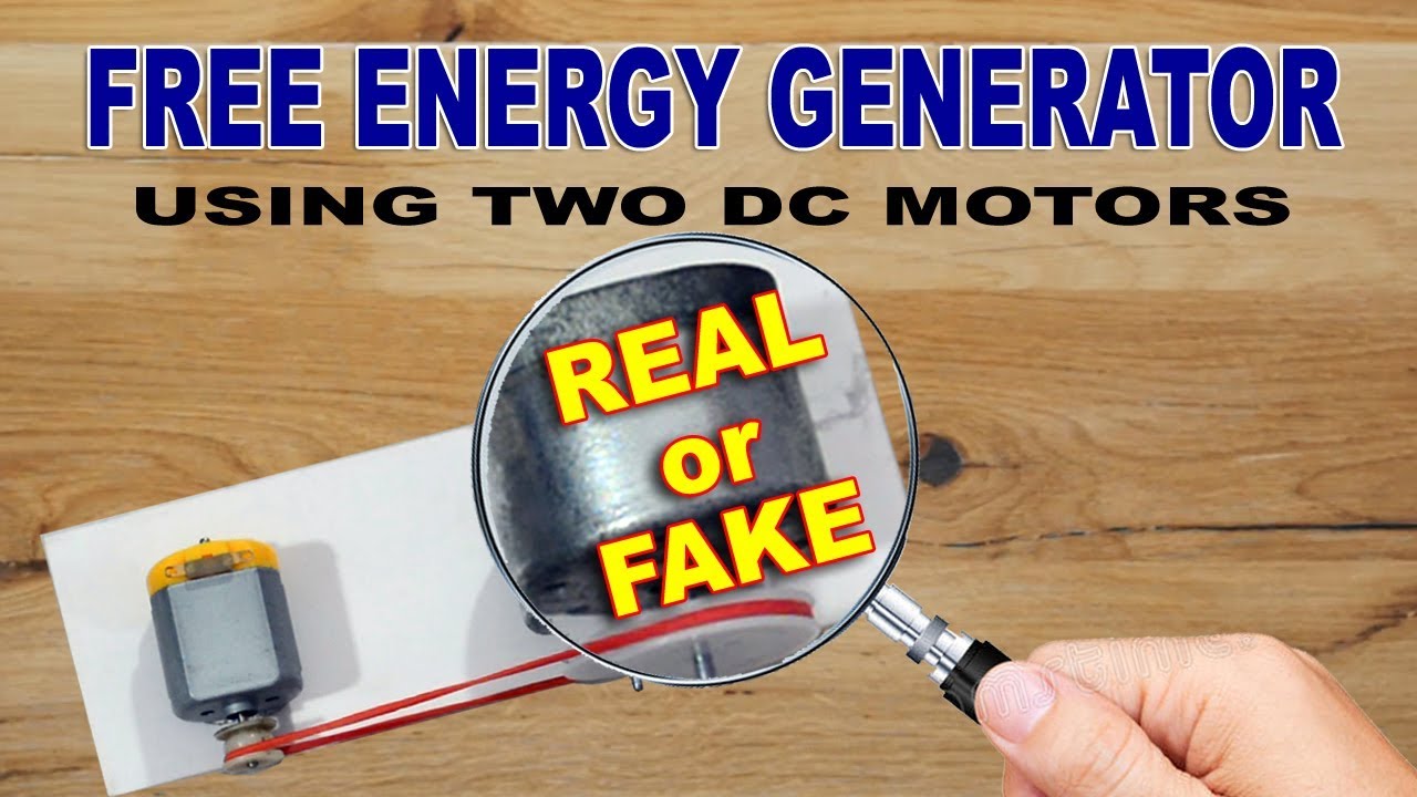 Secret Behind Generating Free Energy Using Motors Revealed : Real of ...