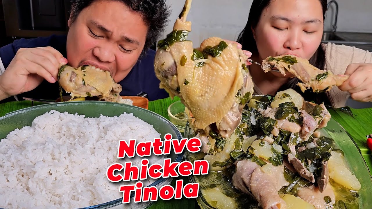 Native Chicken Tinola Mukbang - YouTube