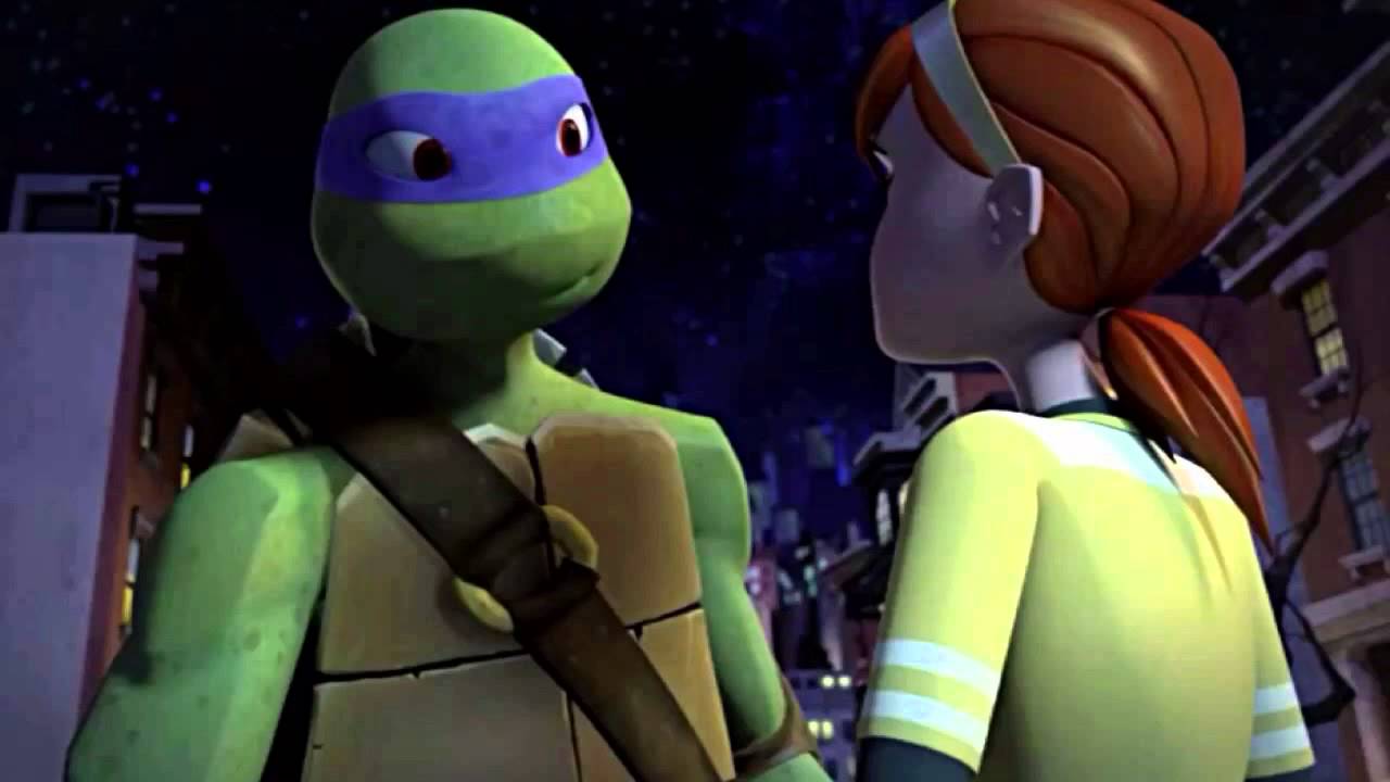 TMNT Donnie and April - sledgehammer - YouTube