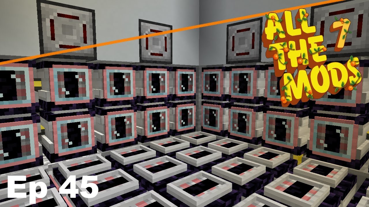 All the mods 7 - Ep 45 Modular Router, Mob farm processing! - YouTube