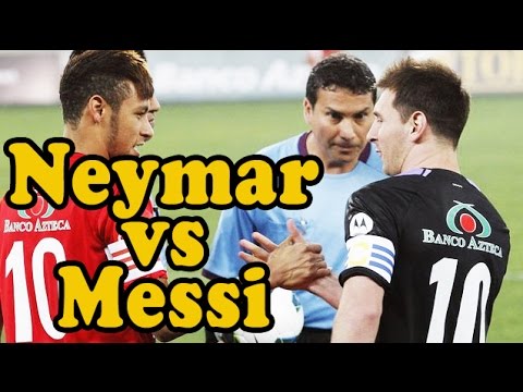 Football New Video Neymar vs Messi Skill - YouTube